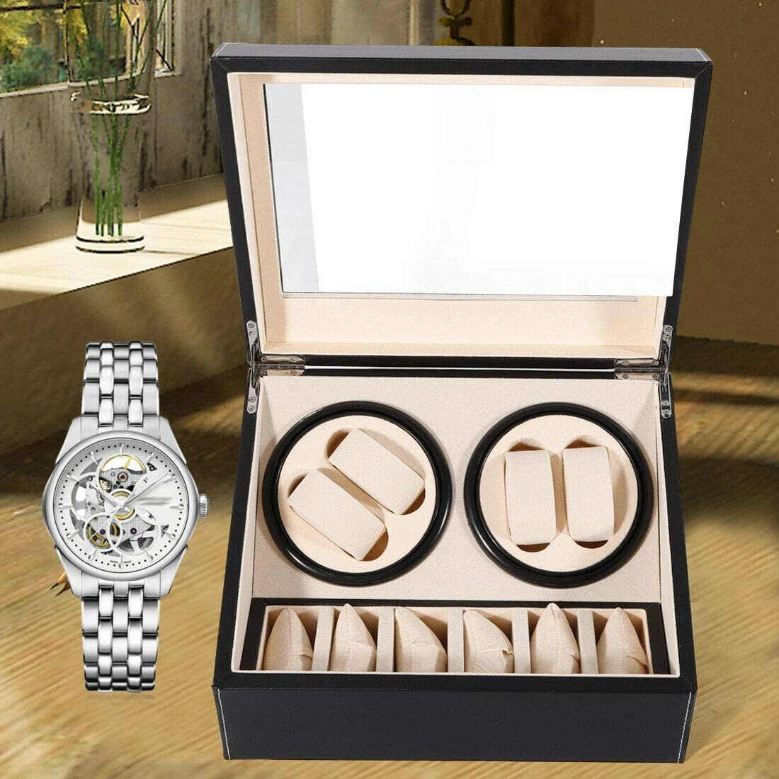 Automatic Watch Box Automatic Winder | Automatic Watch Luxury Box ...