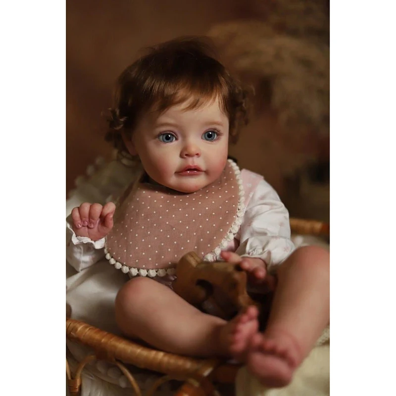 60cm Reborn Toddler Doll Girl Princess Sue-Sue Hand-detailed Paiting ...