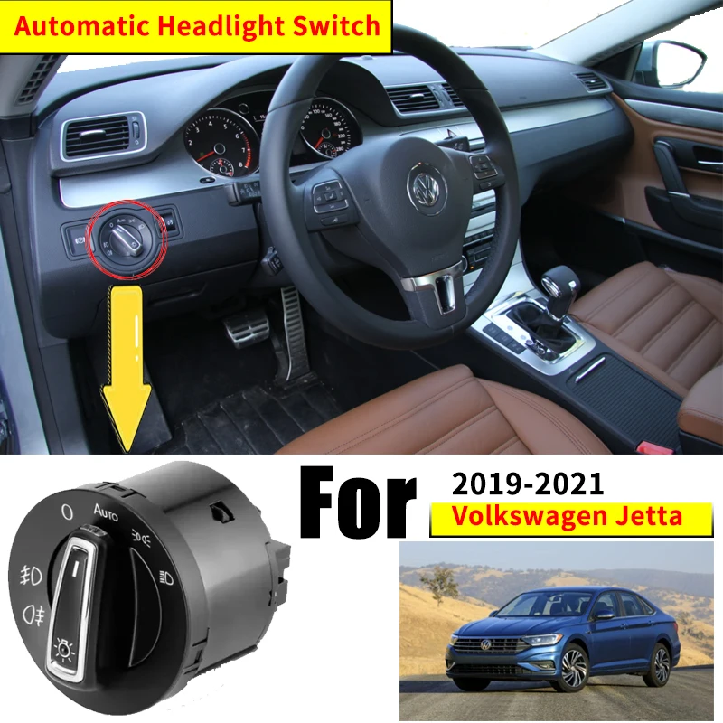 Headlight-Automatic-Switch-For-Volkswagen-VW-Jetta-A7-MK7-Vento-2019 ...