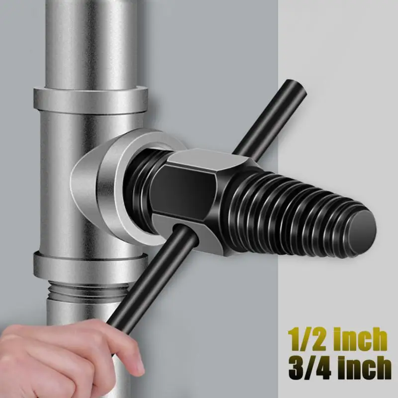 1/2'' 3/4'' Double Head Tap Faucet Valve Screw Extractor Set Damaged ...