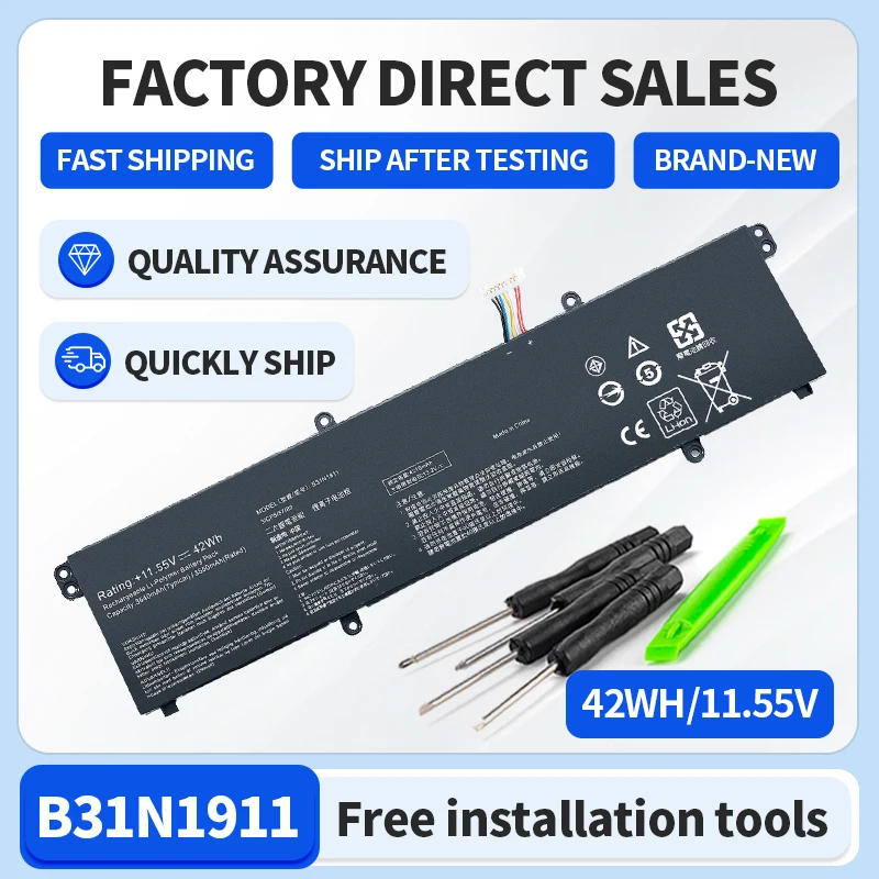 Bater-a-Somi-B31N1911-para-ASUS-VivoBook-Flip-14-TM420IA-TP470EA-M413DA ...