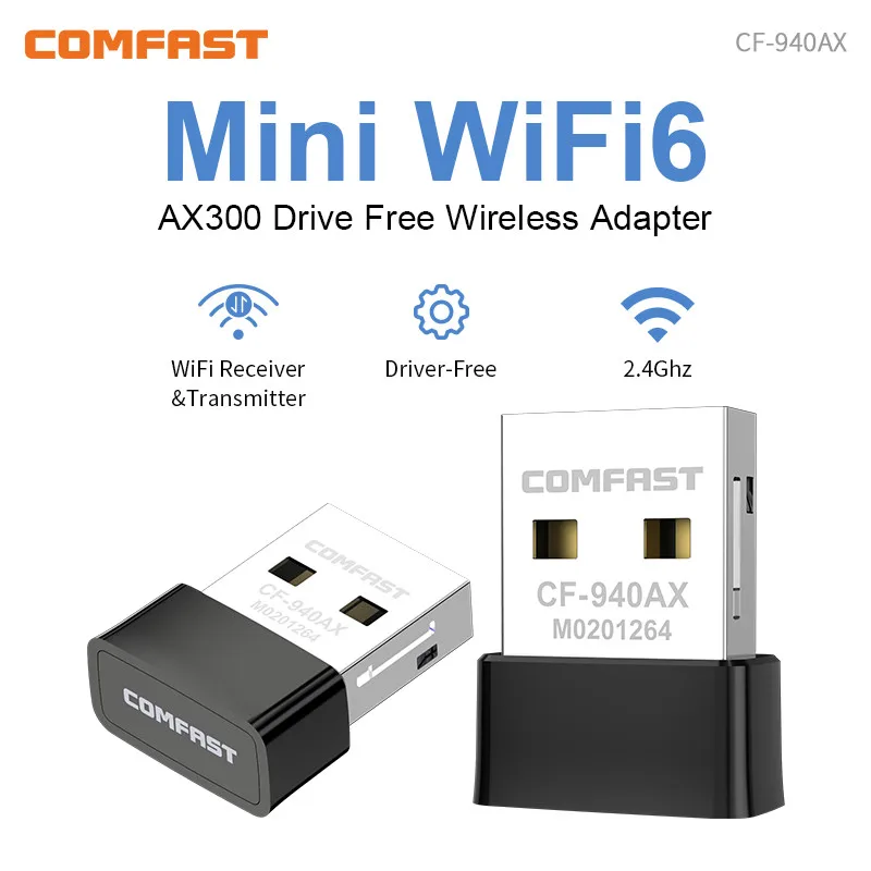 AX300-Mini-USB-WiFi-Adapter-Wifi-6-2-4G-286Mbps-Wi-fi-Adaptador-for ...