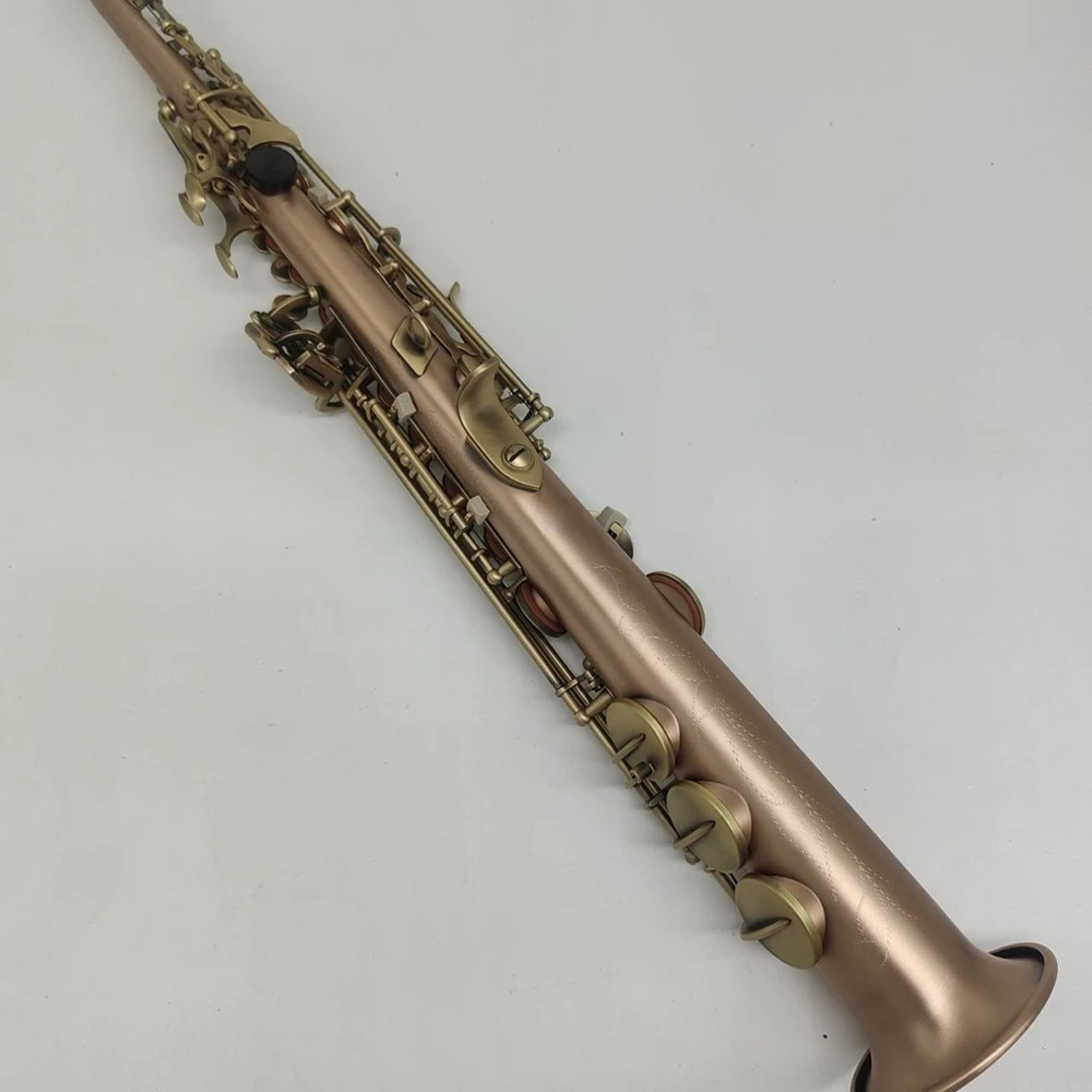 Professional 901 soprano saxophone B-flat phosphor copper straight pipe ...