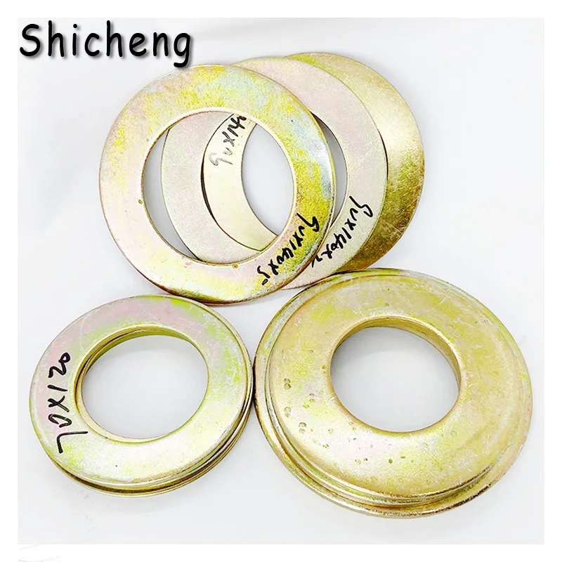 10pcs Enlarged Round Metal Wear-resistant Shaft Washer Excavator Shims ...