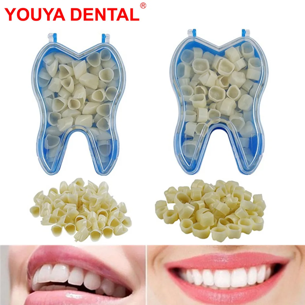 50Pcs-Dental-Temporary-Crowns-Material-Dentistry-Teeth-Veneers ...