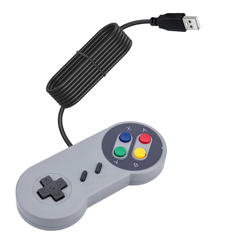 Mando-USB-para-SNES-Joystick-para-PC-ordenador-port-til-Nintendo-SNES ...