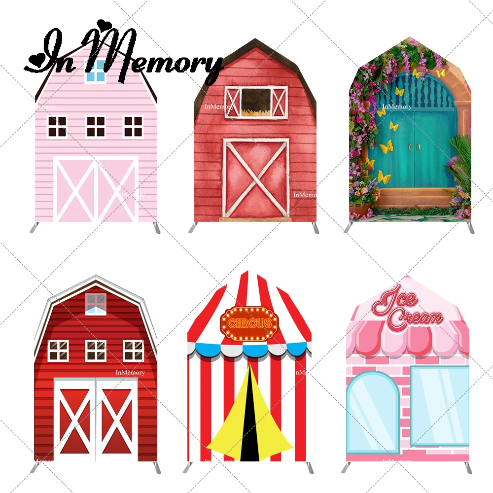 6-Options-Candy-House-Circus-Farm-Barn-Shape-Arch-Wall-Chiara-Backdrop ...