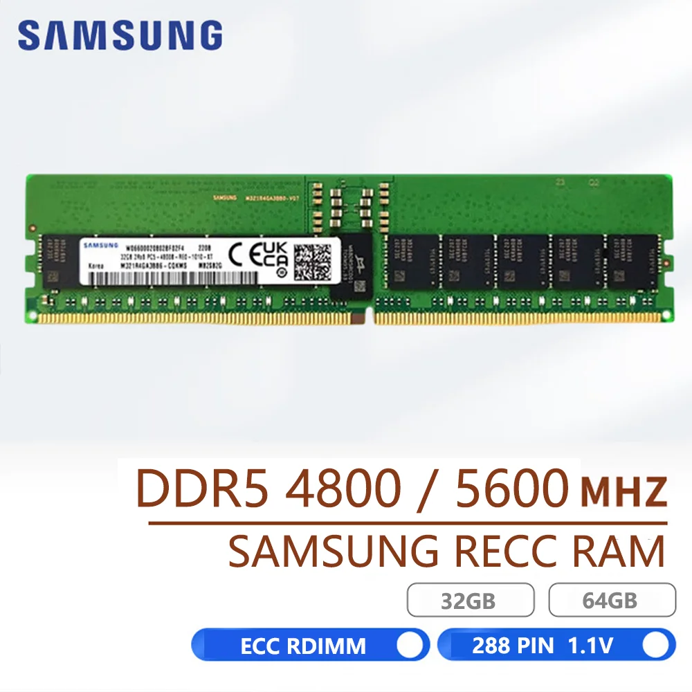 Mem-ria-RAM-de-servidor-Samsung-32GB-64GB-DDR5-4800MHz-5600MHz-ECC-RDIM-Dual-Sim-1.png