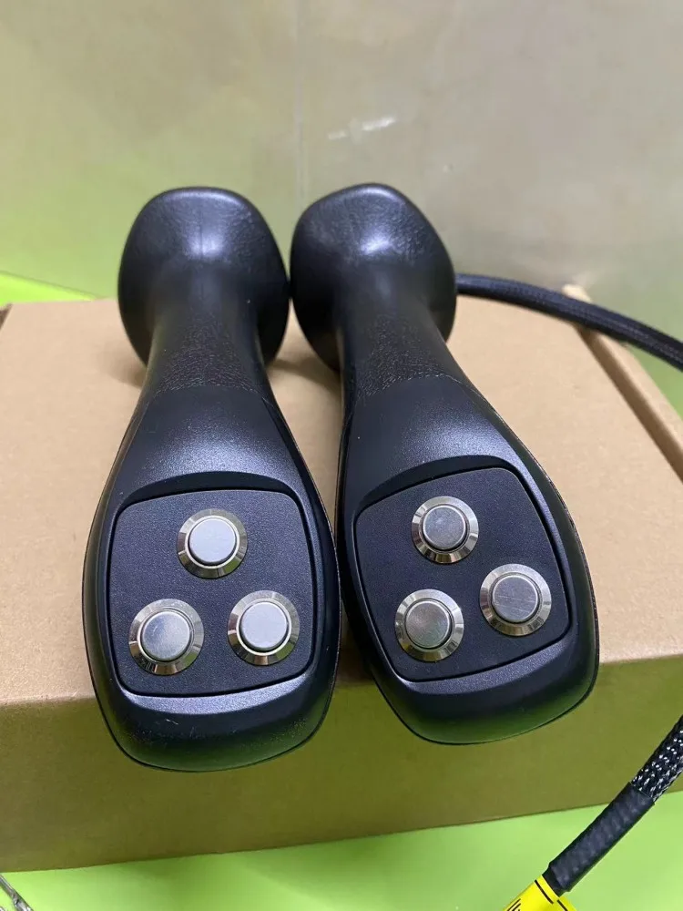 Hydraulic-electric-control-lever-handle-glue-excavator-refitted-wood ...