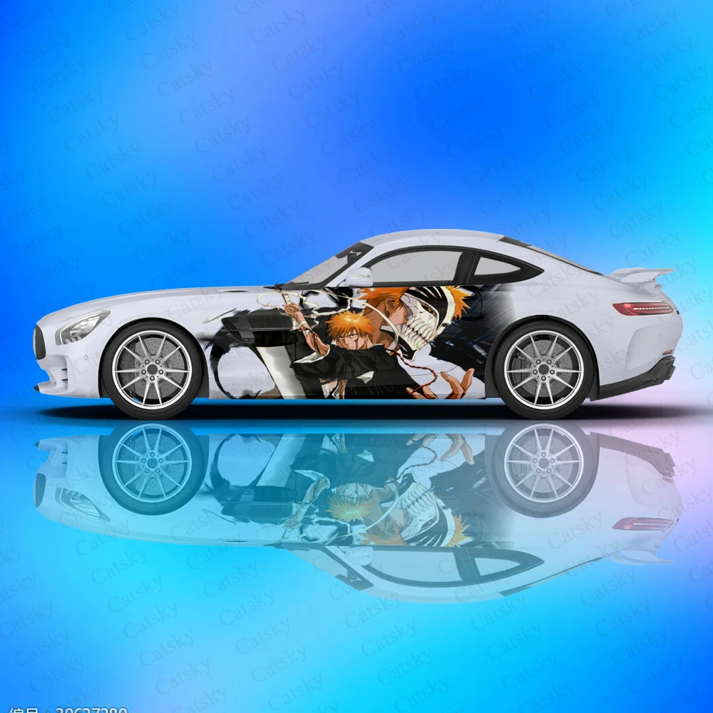 KUROSAKI ICHIGO BLEACH Car Decal Side Graphic Wrap Vinyl Modified Auto ...