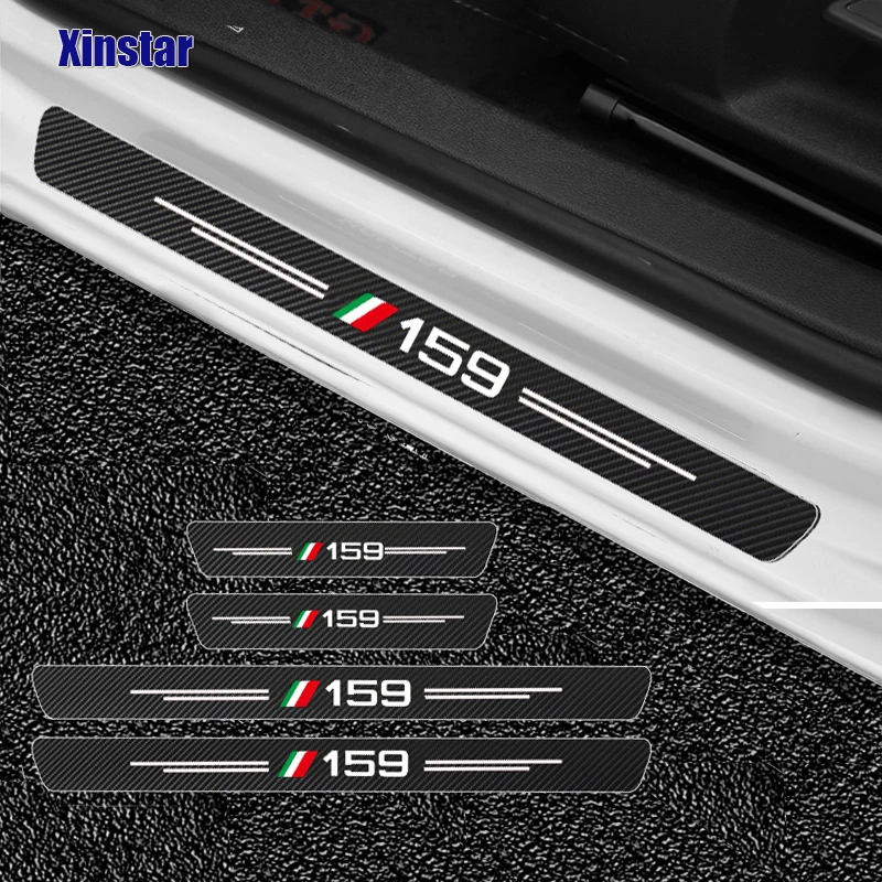 4Pcs-Carbon-Fiber-Car-Door-Sill-Sticker-For-Alfa-Romeo-159-Auto ...