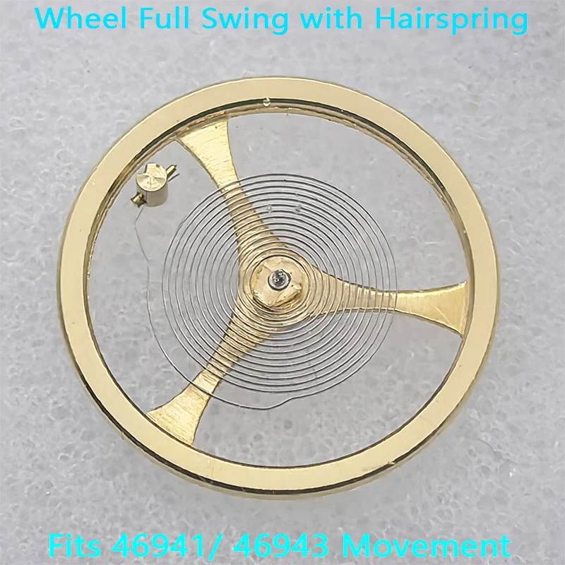 1/2 PCS 46941 46943 Balance Wheel With Hairspring Fits Oriental Double ...