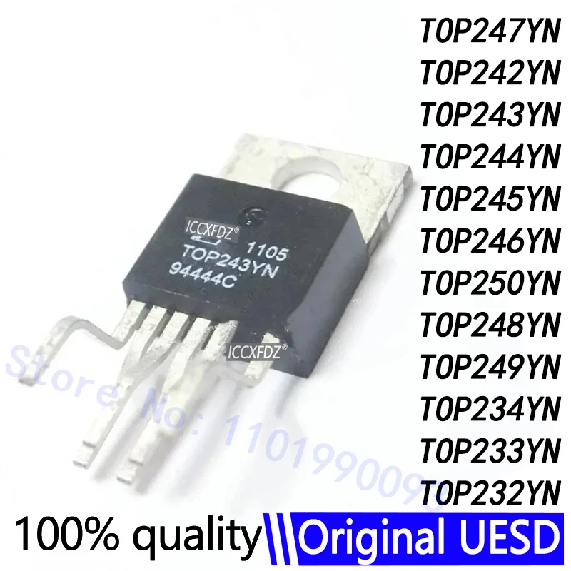 10Pcs-lot-TOP247YN-TOP243YN-TOP244YN-TOP245YN-TOP246YN-TOP250YN-TO-220 ...