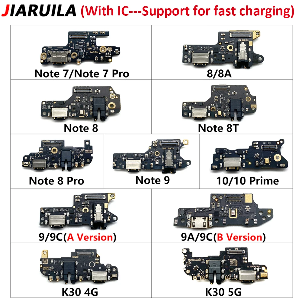 USB Charging Port Charger Plug Connector Board Flex For Xiaomi Redmi 10 ...
