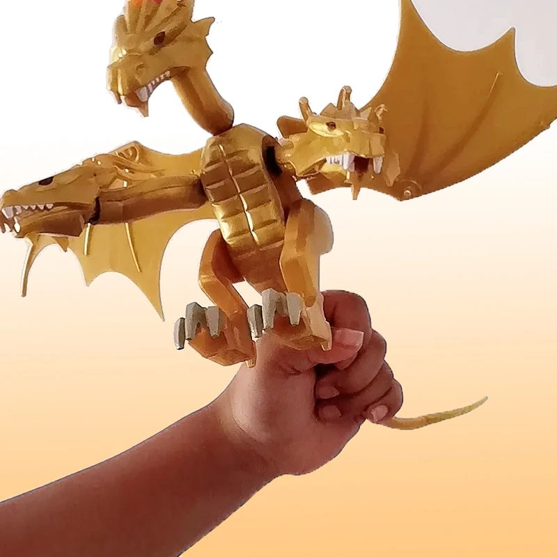 Flying-Dragon-Building-Blocks-Three-headed-Dragon-King-of-Monsters ...