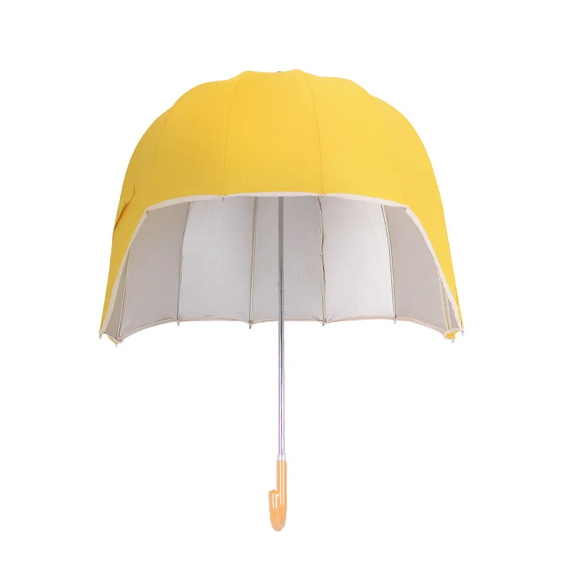 Creative-Children-Long-Handle-Umbrella-Sun-UV-Kids-Cartoon-Helmet ...