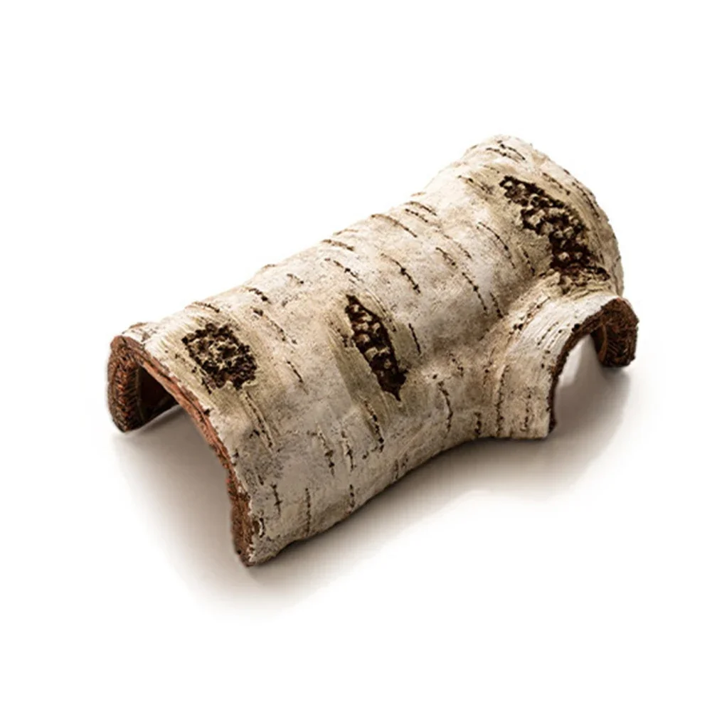 Resin-Large-Reptile-Hide-Wooden-Bark-Appearance-Hideout-House-Hiding ...