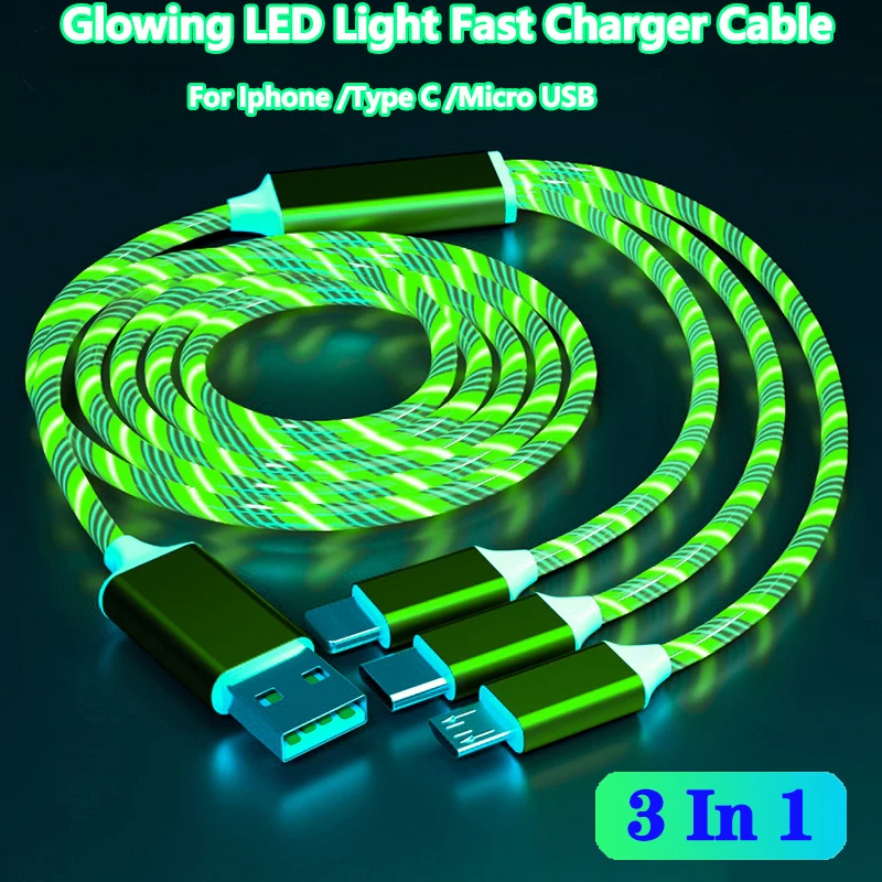 3-in-1-USB-Type-C-Cable-Glowing-LED-Light-Cable-For-iphone-14-Samsung ...