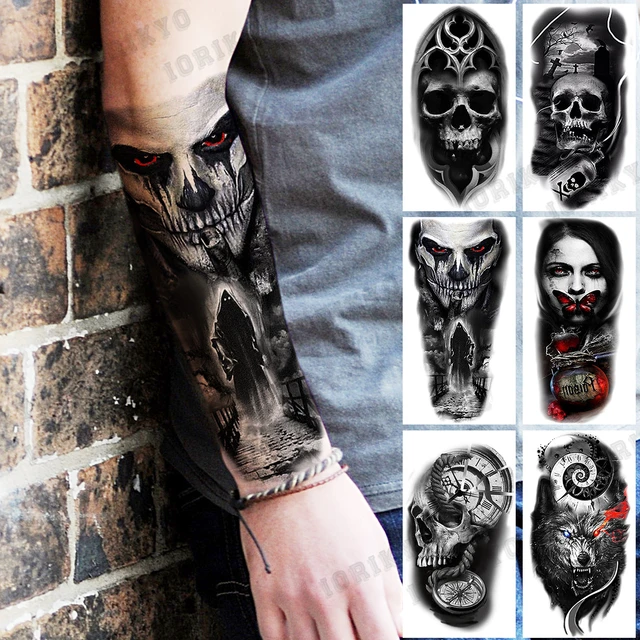 Skeleton Tattoo Man Full Body