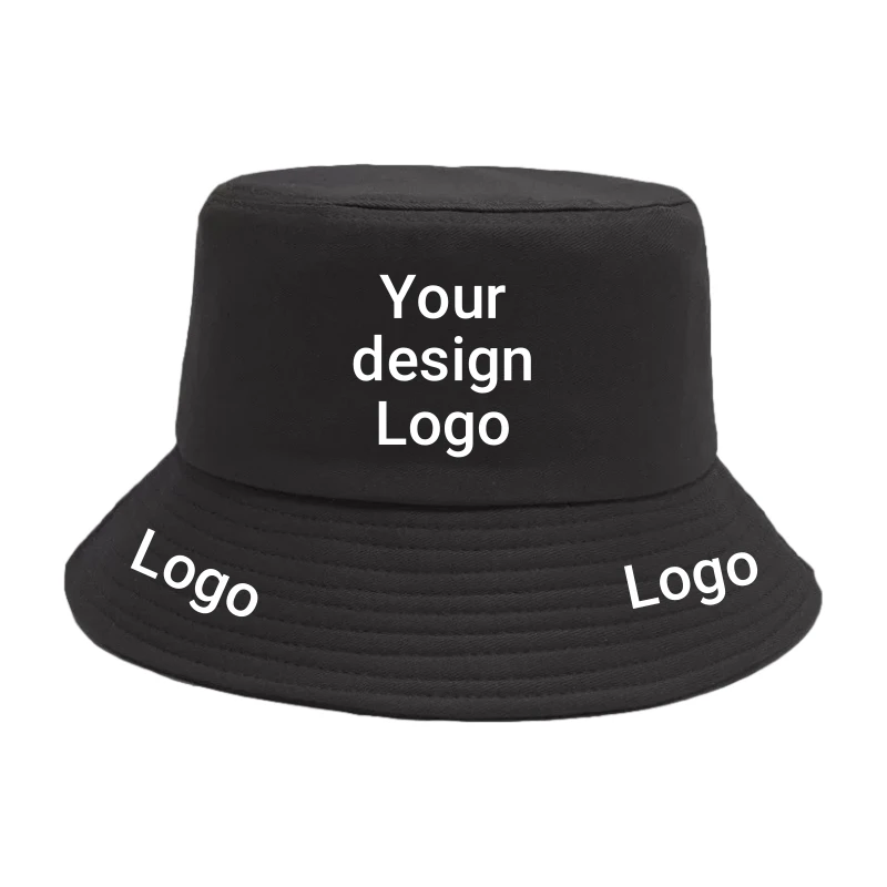 Custom-Bucket-Hat-With-Your-Logo-Personalized-Your-Own-Design-Text ...