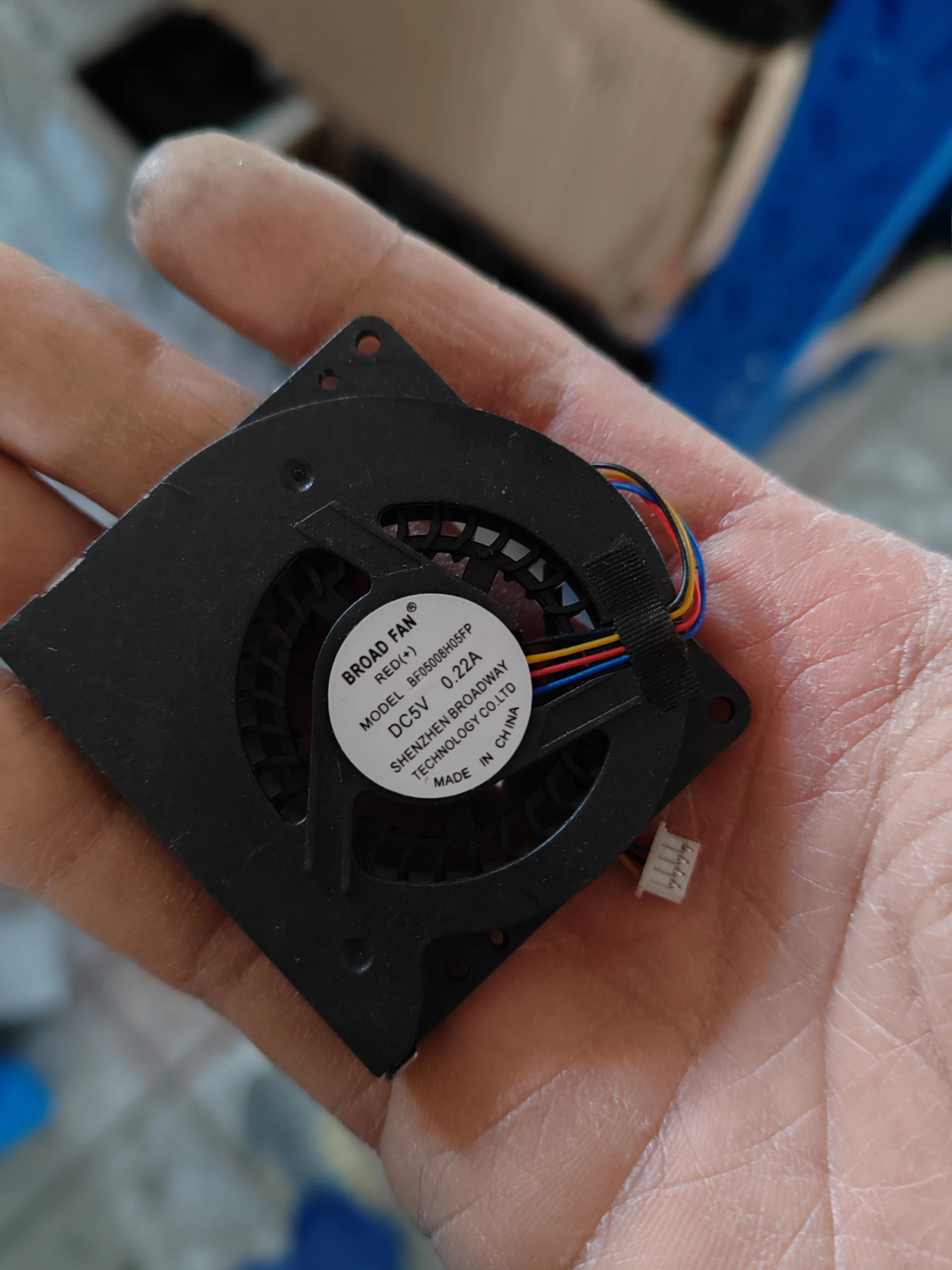 Brand New CPU CoolerFor BROAD FAN BF05008H05FP DC5V 0.22A Radiator ...