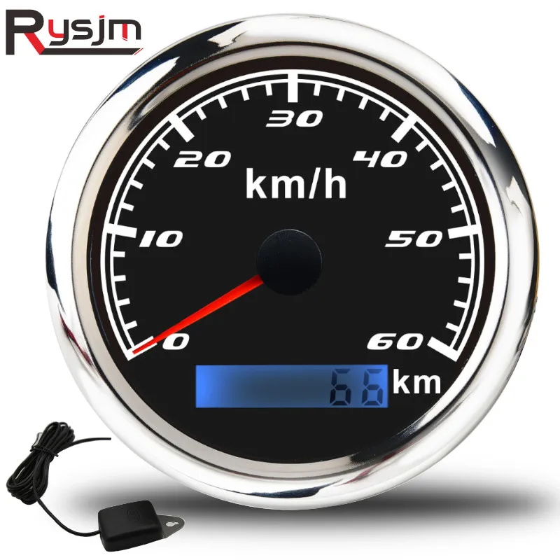 Universal-85mm-GPS-Speedometer-Digital-Gauge-30-60-120-200-KMH-Odometer ...