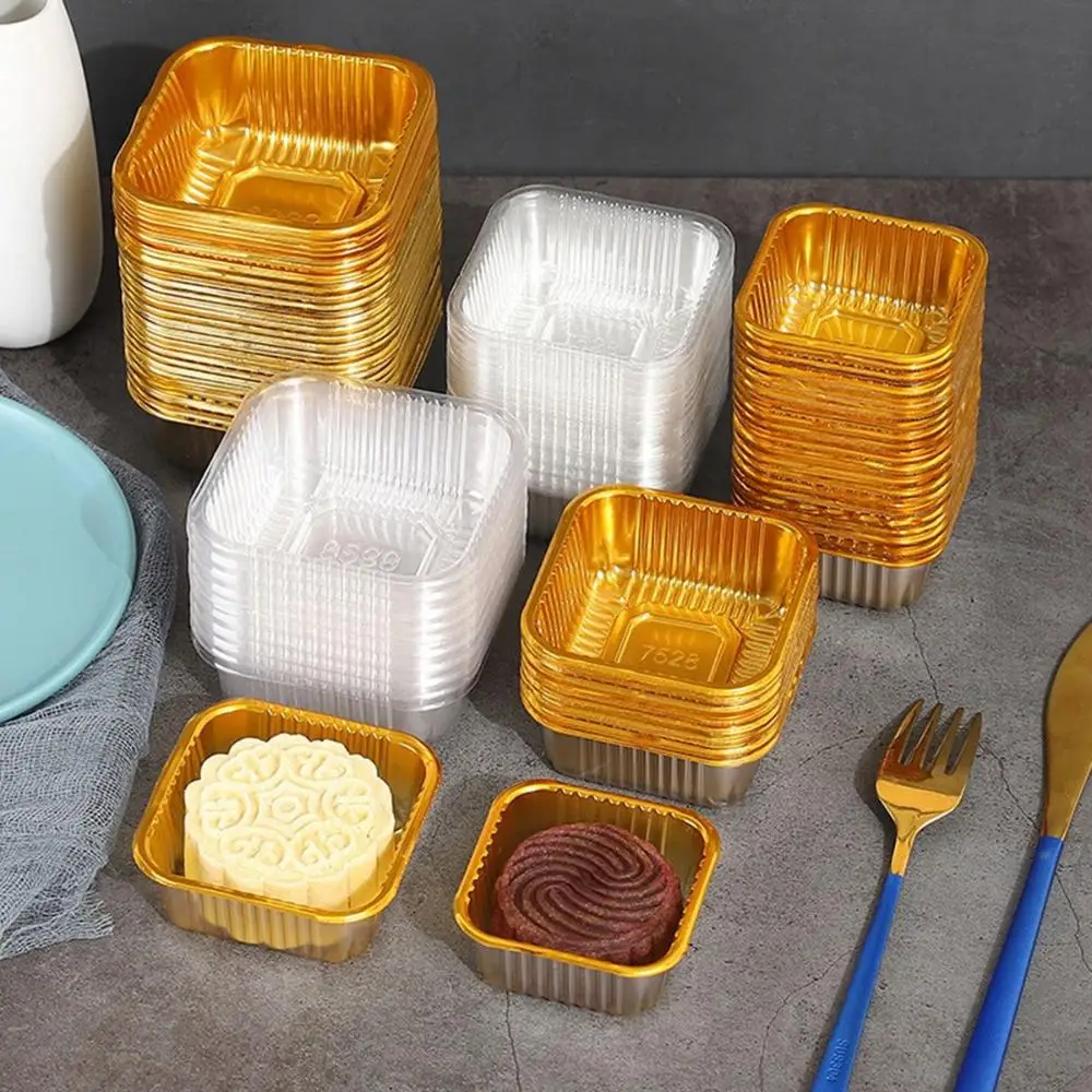 Pie-Cupcake-Disposable-Plastic-Cake-Holder-Mooncake-Tray-Packaging-Box ...