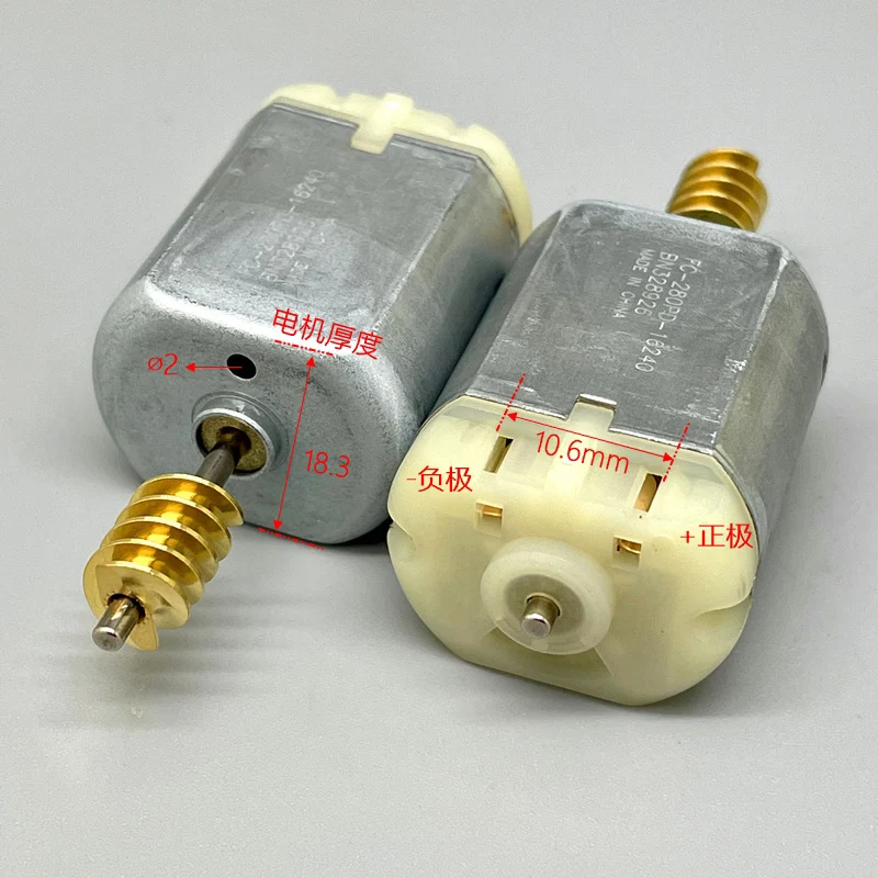 Mabuchi Fc-280Pd-16240 Dc 12V 7900Rpm Féregfegyver-Tengely Mini 24 Mm-Es Szénautó-Autó Ajtó ...