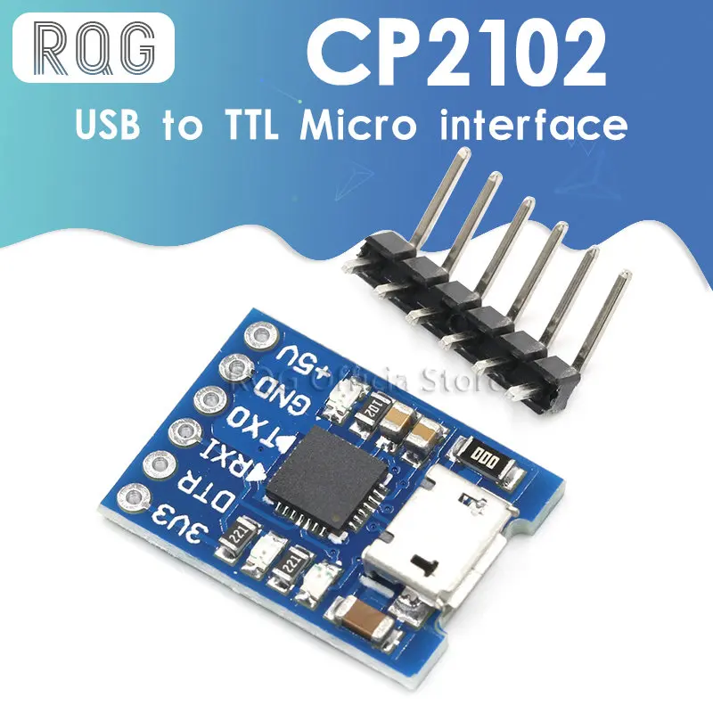 CJMCU CP2102 MICRO USB to UART TTL Module 6Pin Serial Converter UART STC Replace FT232 NEW for ...