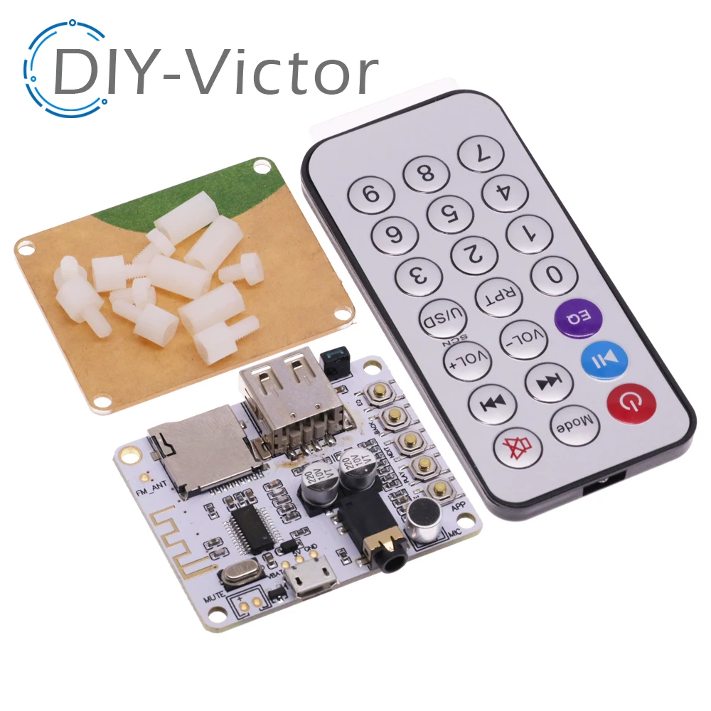 Bluetooth Audio Receiver Board With Usb Tf Card Slot Decoding Playback ...