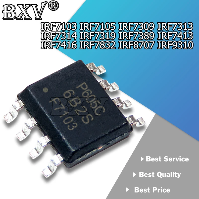 10pcs/lot Irf7103 Irf7105 Irf7309 Irf7313 Irf7314 Irf7319 Irf7389 Irf7413 Irf7416 Irf7832 ...