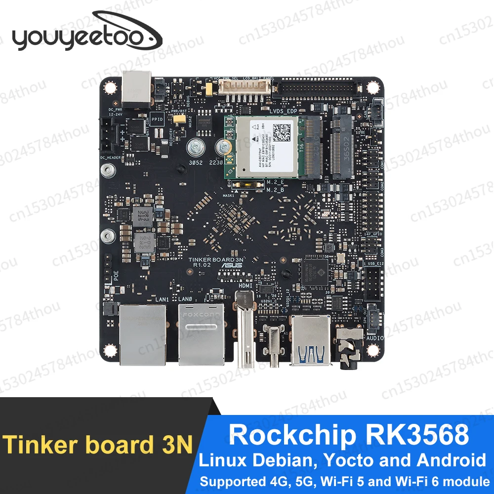 ASUS-IoT-Tinker-Board-3N-Rockchip-RK3568-Single-Board-Computer-SBC-Dual ...