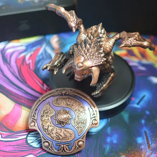 DOTA 2 action Figure Game Keychain Immortal Champion Shield ti7 ti8 ti9 ...