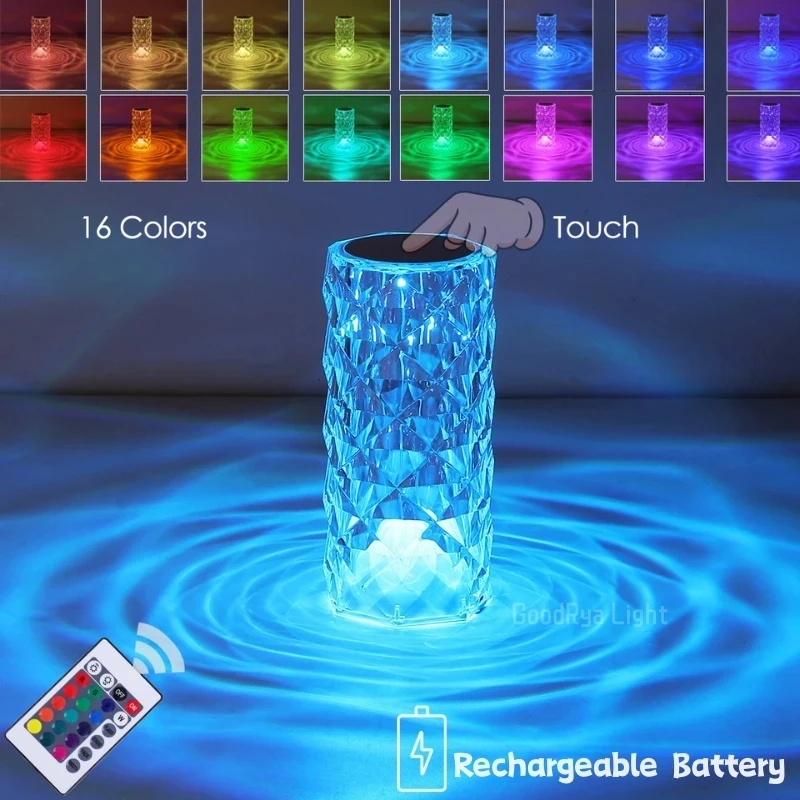 Rechargeable-3-16-Colors-RGB-Rose-LED-Night-Light-Color-Changing ...