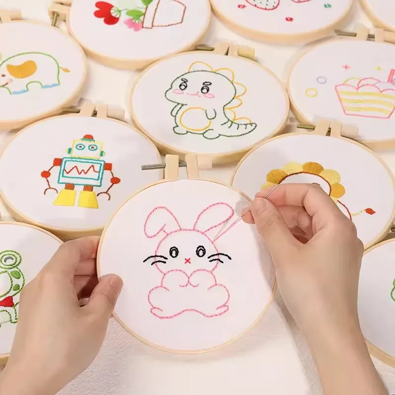 Simple Hand Embroidery Designs For Kids