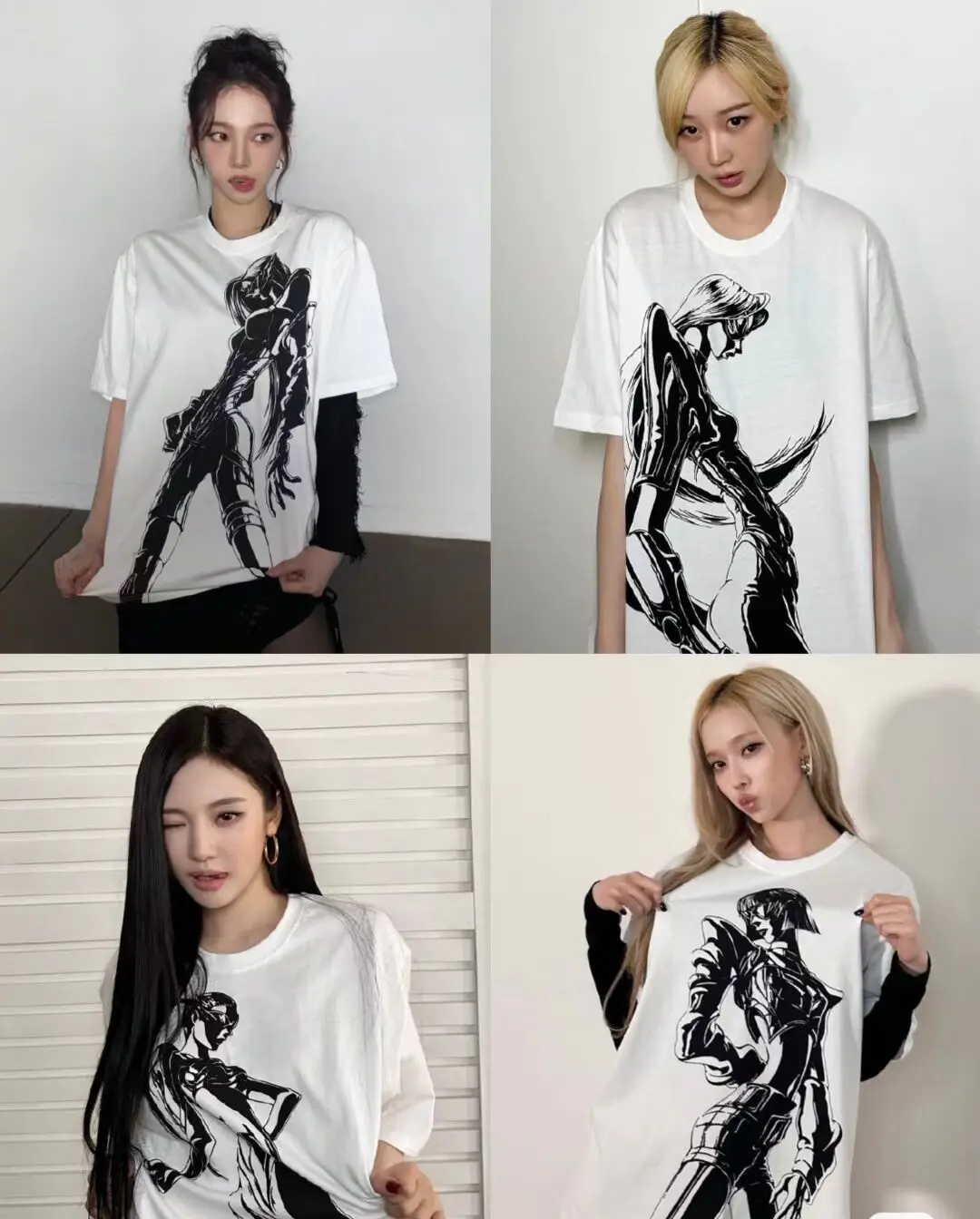KPOP-Aespa-Whiplash-Limited-Edition-T-shirt-Short-Sleeve-Cotton-KARINA ...