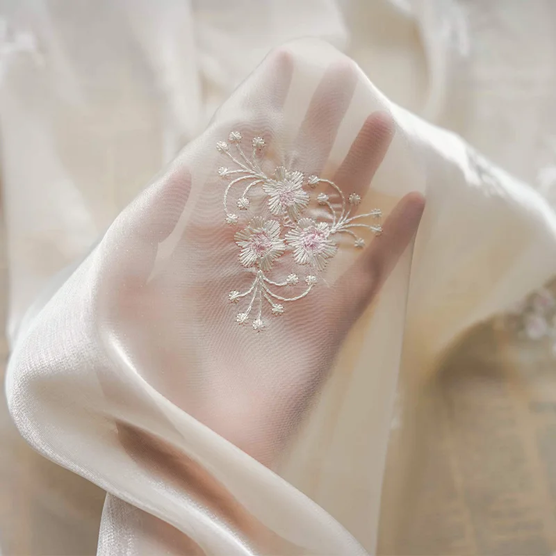 Embroidered-Bright-Silk-Tulle-Fabric-For-Spring-Summer-Dress-Wedding ...