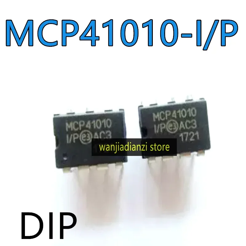 New original MCP41010-I/P Digital potentiometer chip DIP8 MCP41010 ...