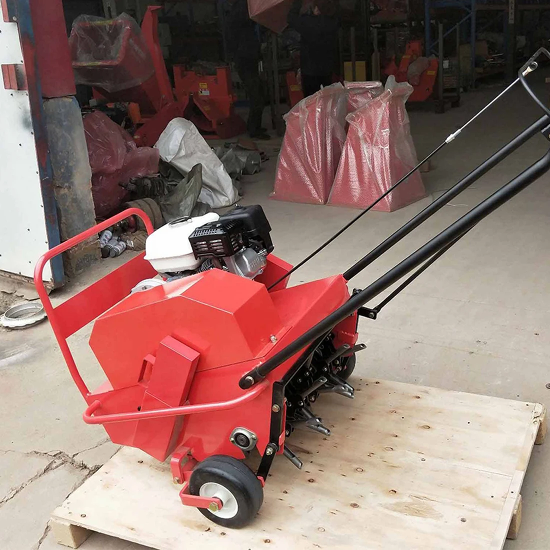 Lawn-Puncher-Honda-160-Gasoline-Engine-Self-propelled-Drilling-Machine ...