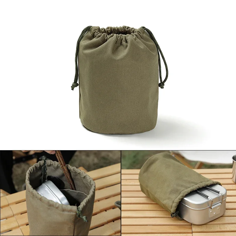 Drawstring-Camping-Storage-Bags-Canvas-Travel-Outdoor-Camping-Sundry ...
