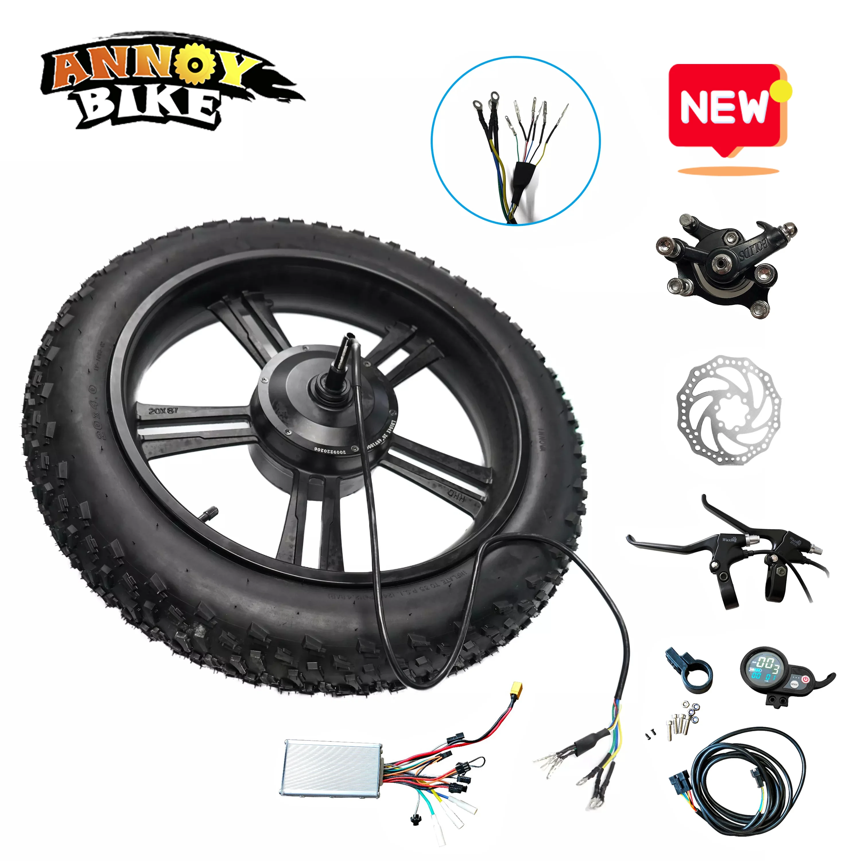 High Torque 20 inch 48V 500W 750W 1000W Gear Hub Motor Kit Electric ...