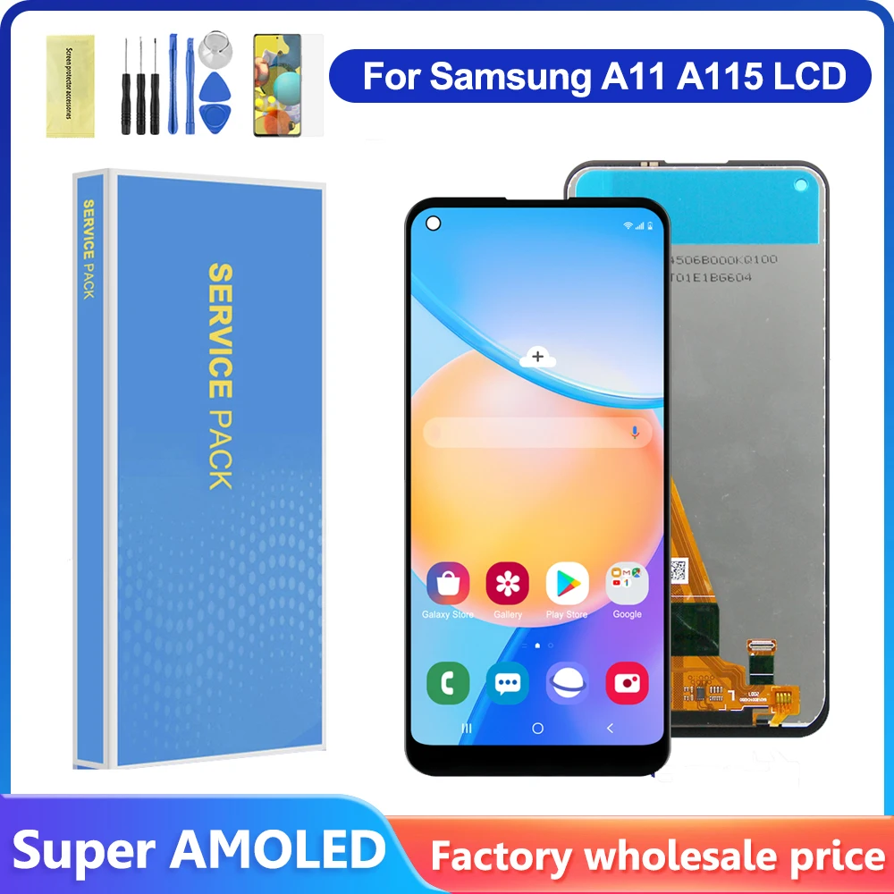 100-Tested-For-Samsung-Galaxy-A11-SM-A115F-LCD-display-Touch-Screen ...
