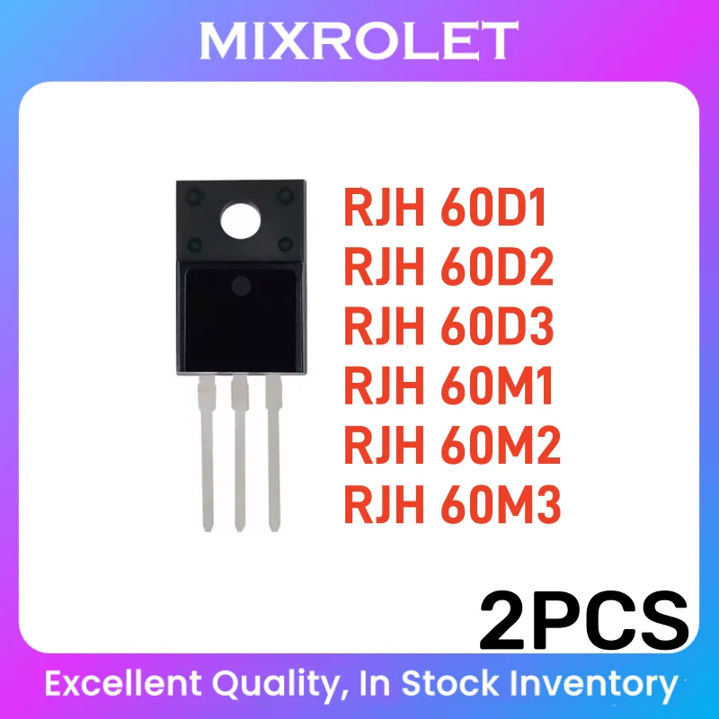 2pcs-RJH60D1-RJH60D2-RJH60D3-RJH60M1-RJH60M2-RJH60M3-MOS-FET-Original ...