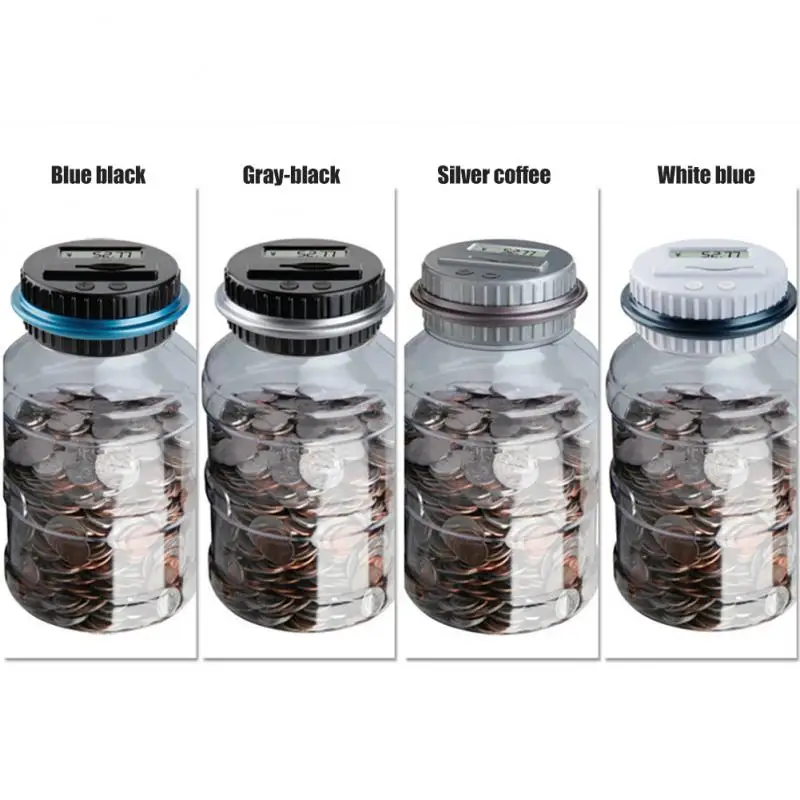 Electronic-Counting-Piggy-Bank-Durable-Store-Records-Money-Boxe-USD ...