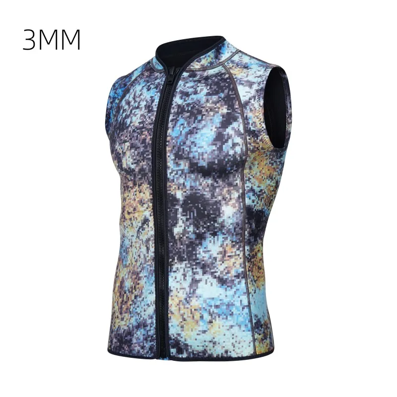 HOT-3mm-Neoprene-Diving-Vest-Camouflage-Wetsuit-Men-And-Women-Thickened ...