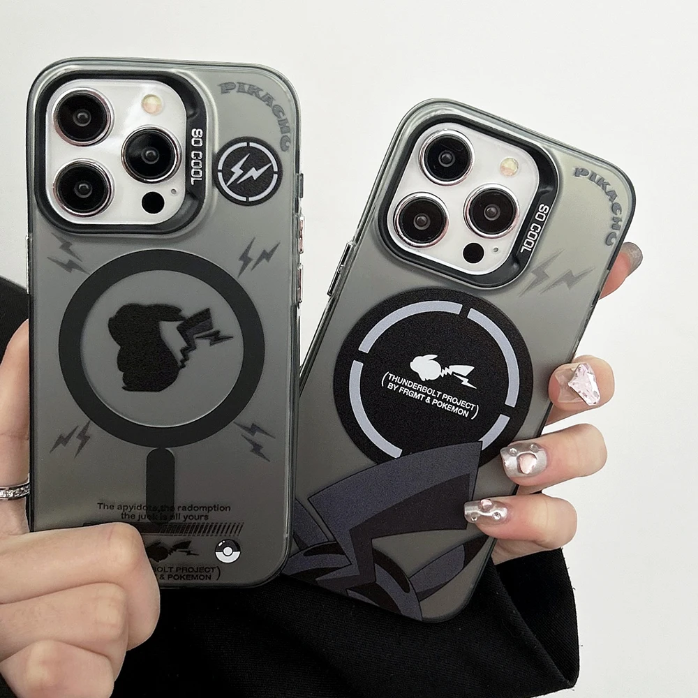 Cartoon-Luxury-Pikachus-for-Magsafe-Magnetic-Phone-Case-for-IPhone-15 ...