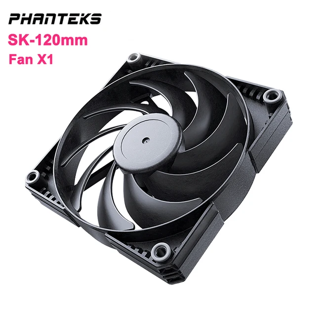 Phanteks SK-120 120mm 140mm Case Cooling Fan 5V-3Pin ARGB Hydraulic Shaft 4pin-PWM 1500 rpm ...