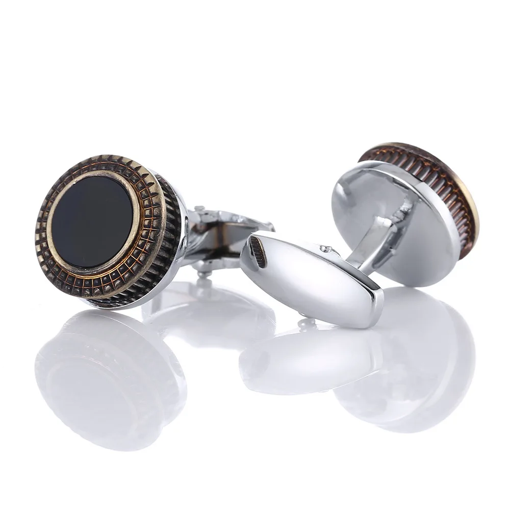 High-Quality-Retro-Round-French-Shirt-Cufflinks-For-Father-Gifts-Men-s ...