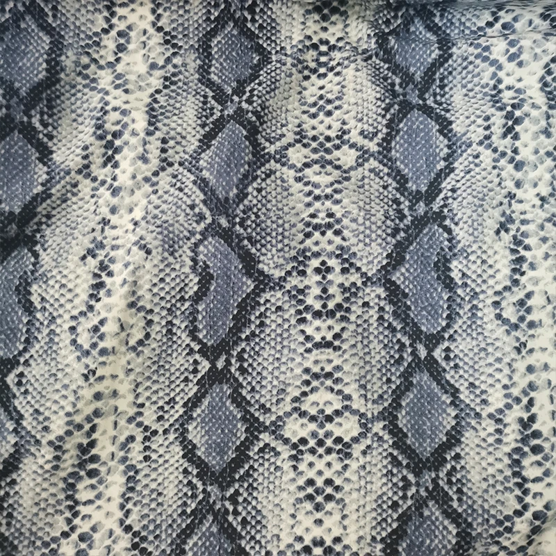 Good-Imitate-Silk-Chiffon-Fabric-Grey-Blue-Sexy-Python-Snake-Pattern ...