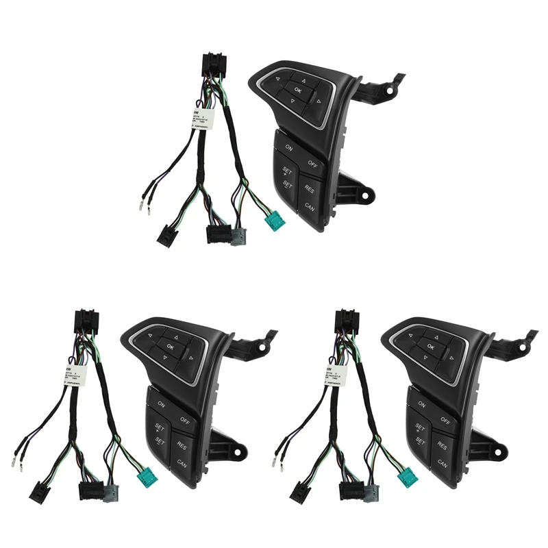 3X-For-Ford-Focus-Mk3-2015-2017-Kuga-2017-Cruise-Control-Switch ...